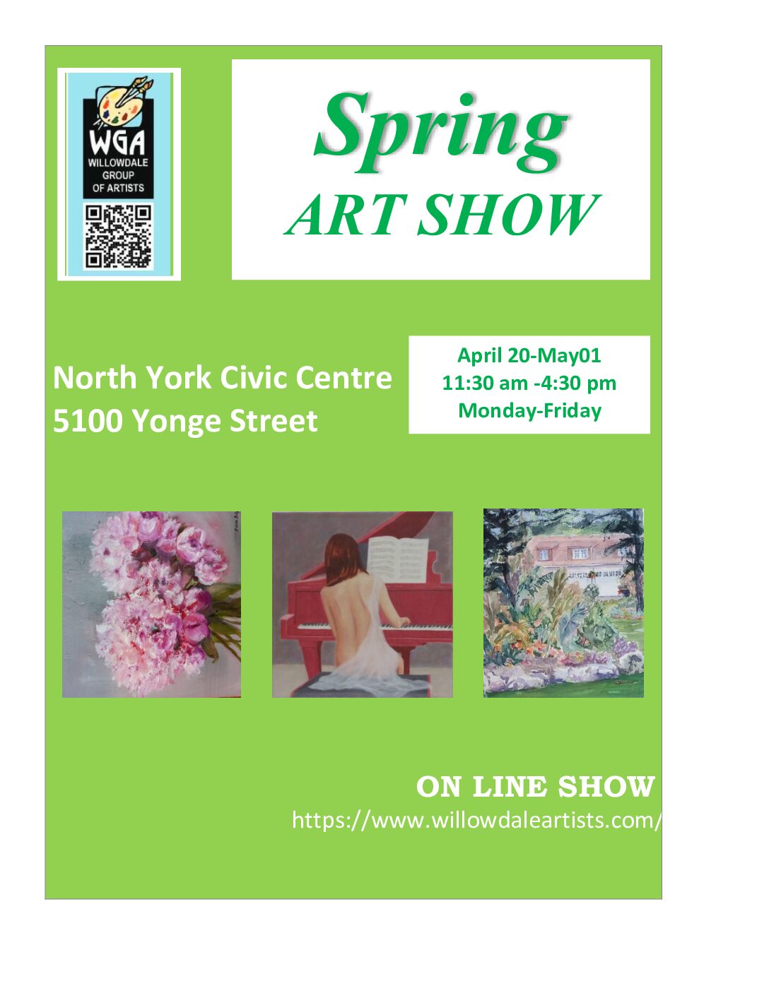 Spring Art Show at the North York Community Centre | Yonge North York